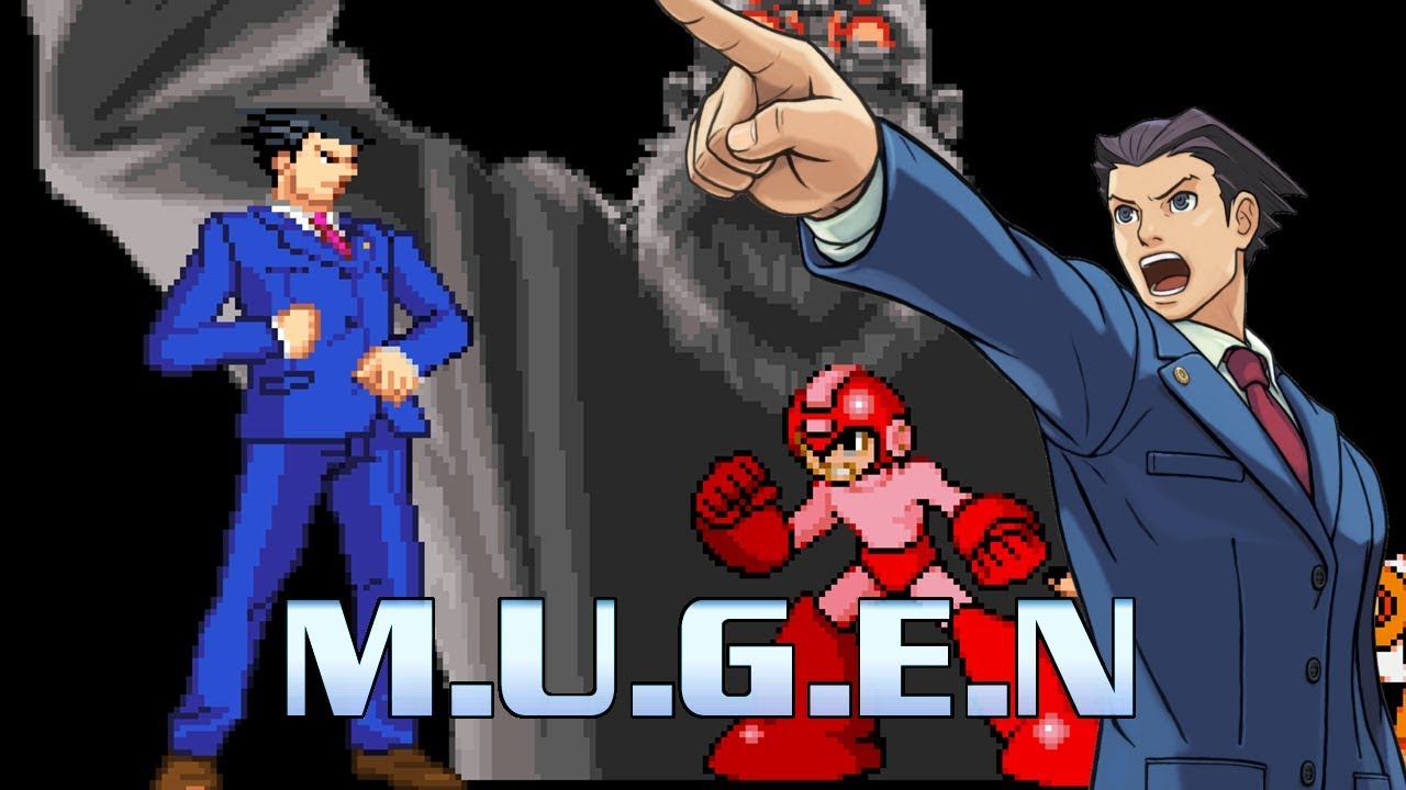 MUGEN: Phoenix Wright vs. Mega Man + Mini Update - YouTube