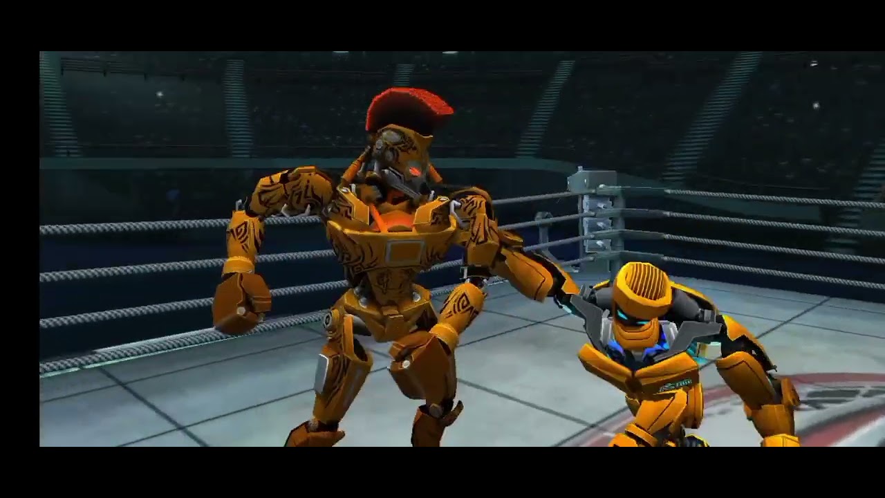 Real Steel WRB Midas vs Atom World Robot Boxing Gold - YouTube