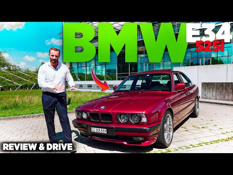 BMW E34 525i Calypso red | a BMW Classic by Azizdrives
