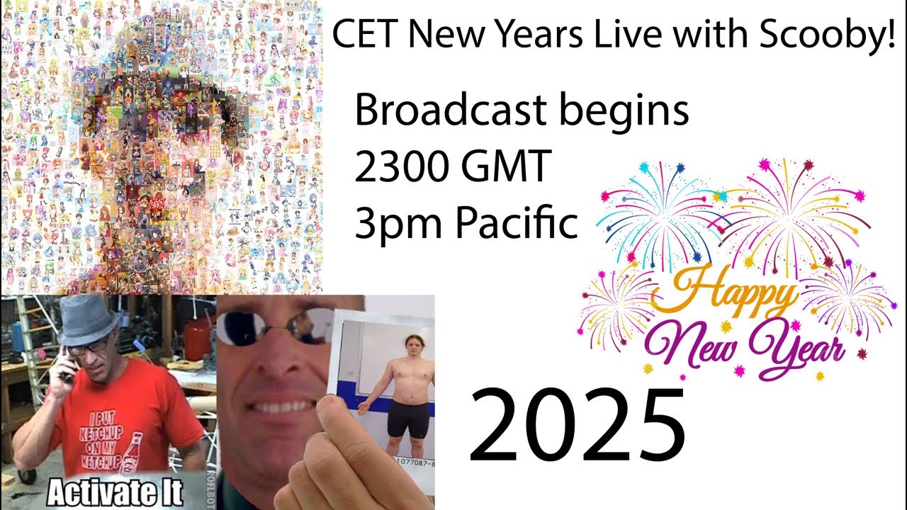 CET New Years live with Scooby1961 - YouTube