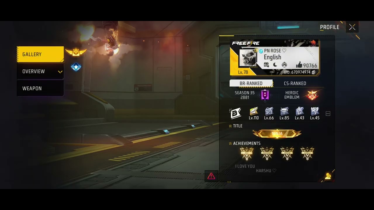 PN ROSE Real id - YouTube