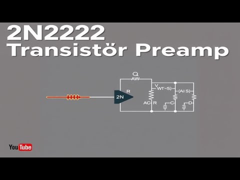 2N2222 Transistör ile Laptop Mikrofon Ön Yükseltici - Basit ve Kaliteli Devre Yapımı!