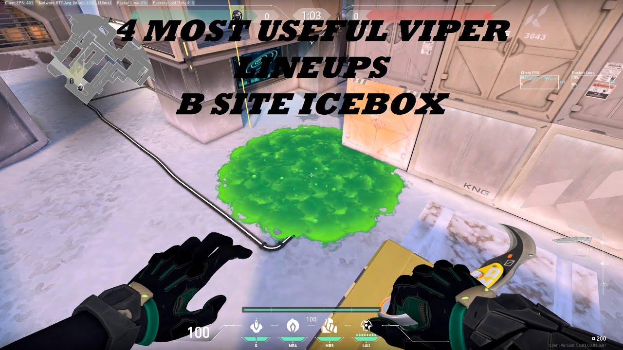 4 MOSE USEFUL Viper lineups YOU MUST KNOW Icebox B SITE - YouTube