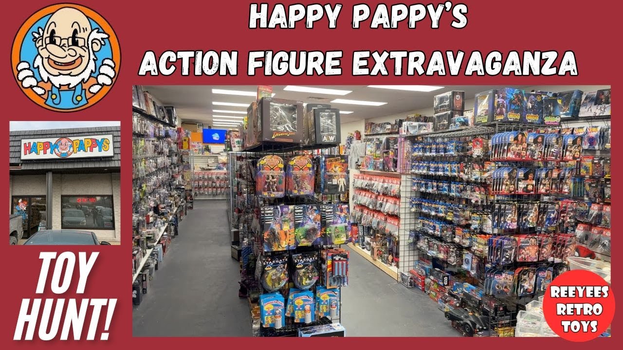 Happy Pappy's Action Figure Extravaganza TOY HUNT & WALK THROUGH! - YouTube