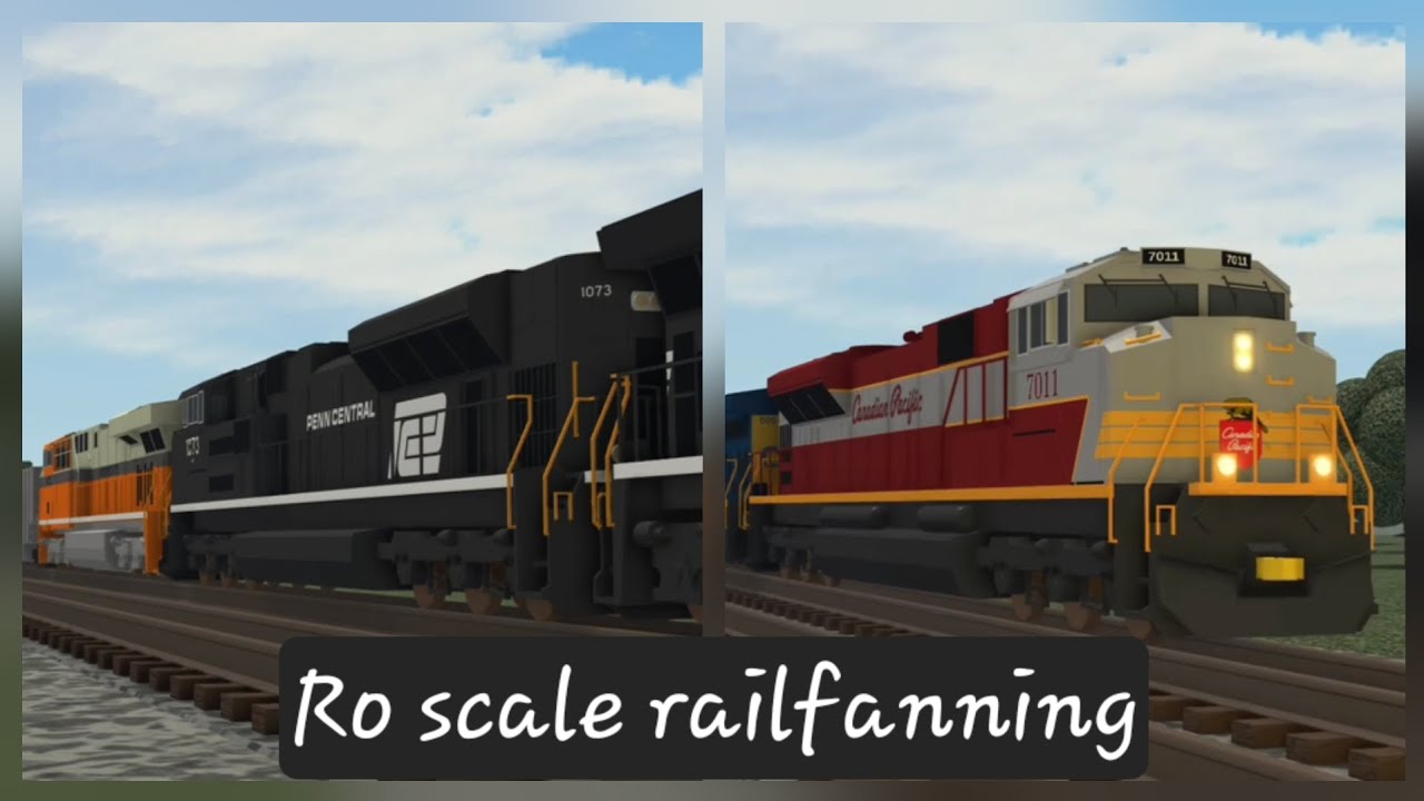 More cool catches in roblox Ro scale railfanning (Heritage units + more ...