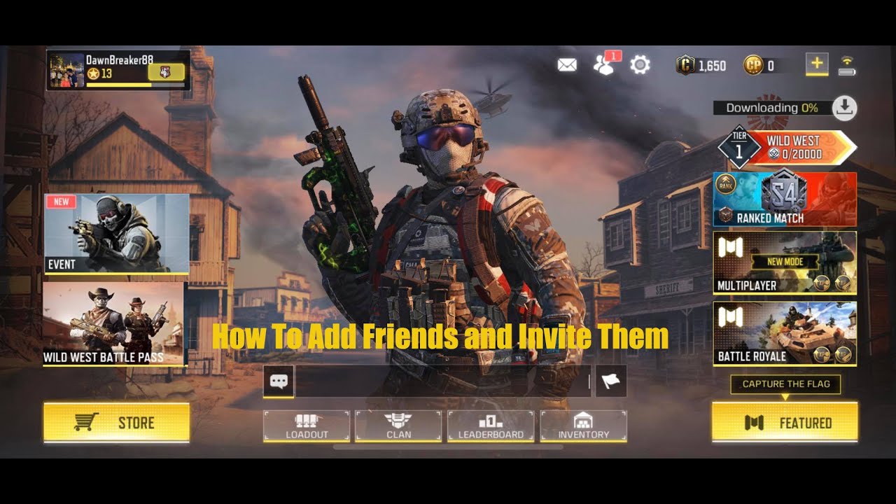 Call of Duty Mobile [Tutorial #1] Cách Add Friend Và Mời Bạn Bè Trong ...