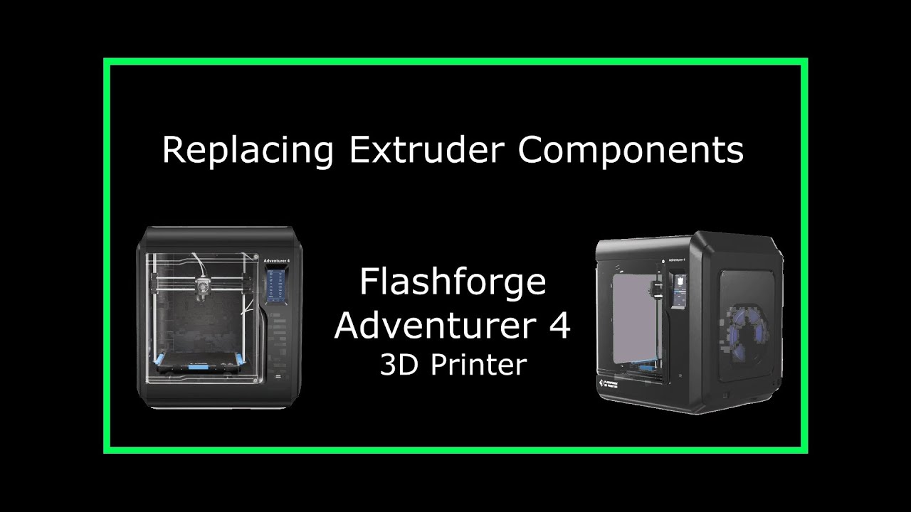 Flashforge Adventurer 4 Extruder Mount Replacement - YouTube