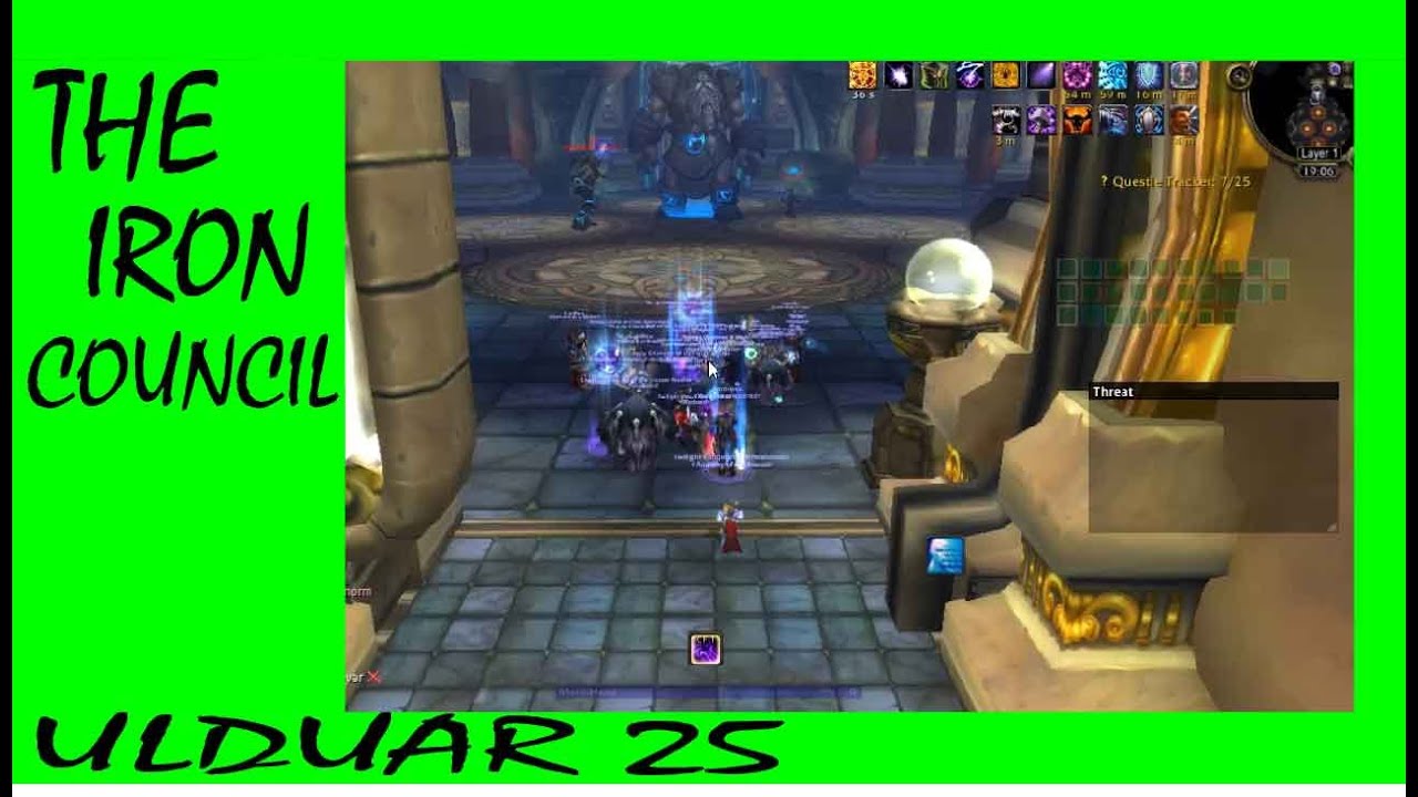 The Iron Council Ulduar 25 Man Normal Mode - YouTube