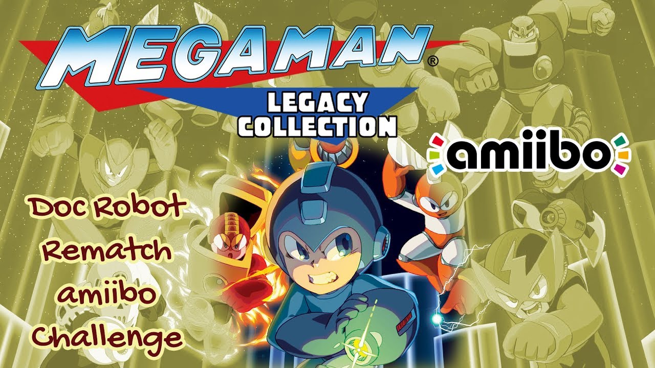 Mega Man Legacy Collection - Doc Robot Rematch amiibo Challenge - YouTube