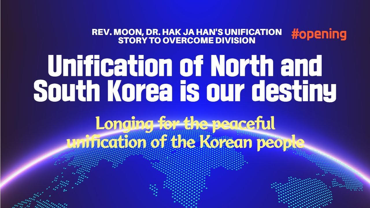 [Unification of N/S Korea is our destiny] Longing for the peaceful ...