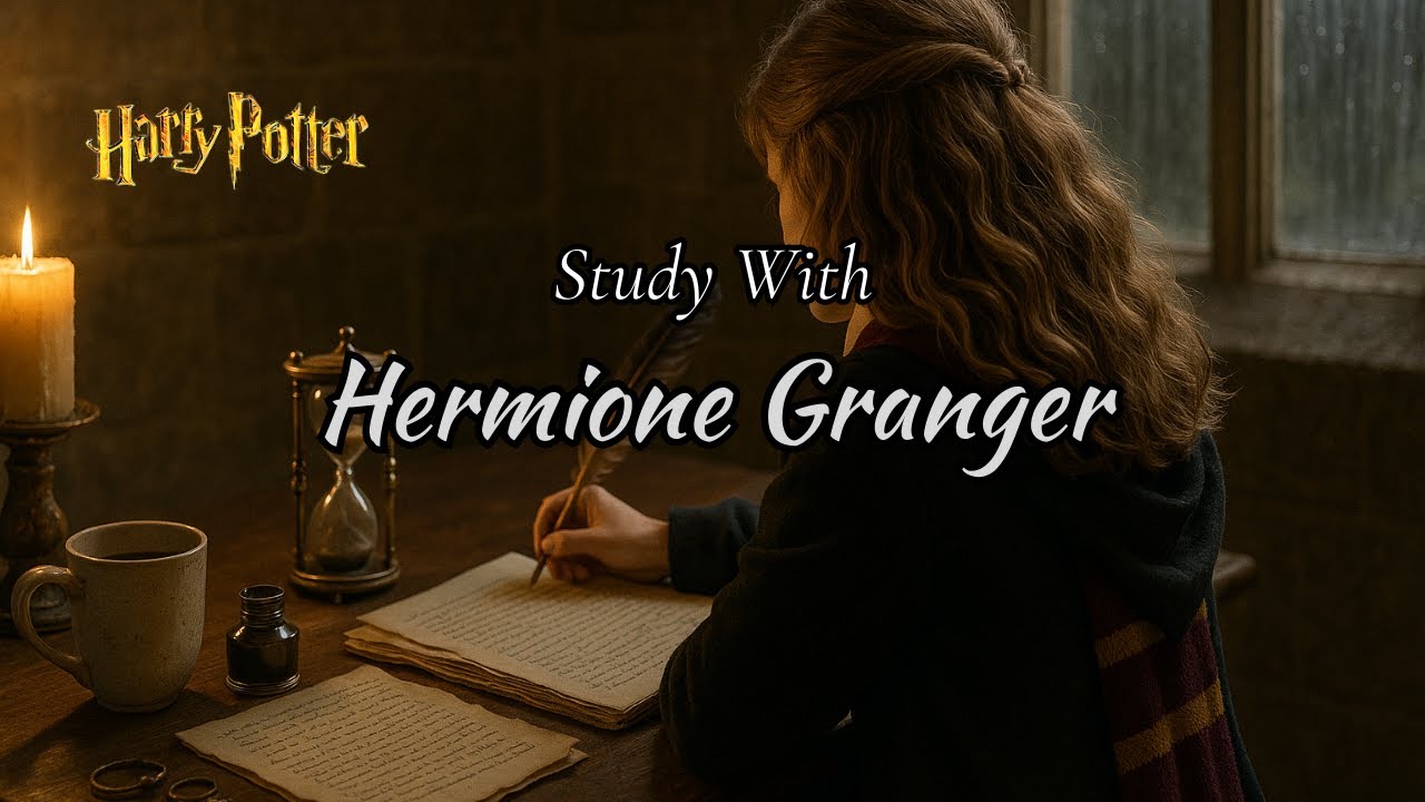 Study with Hermione Granger💛 | 2-Hour Harry Potter-Inspired Focus ...