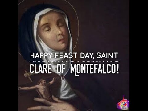 Saint of the day - Clare of Montefalco - Aug 17 #saint #saintoftheday # ...