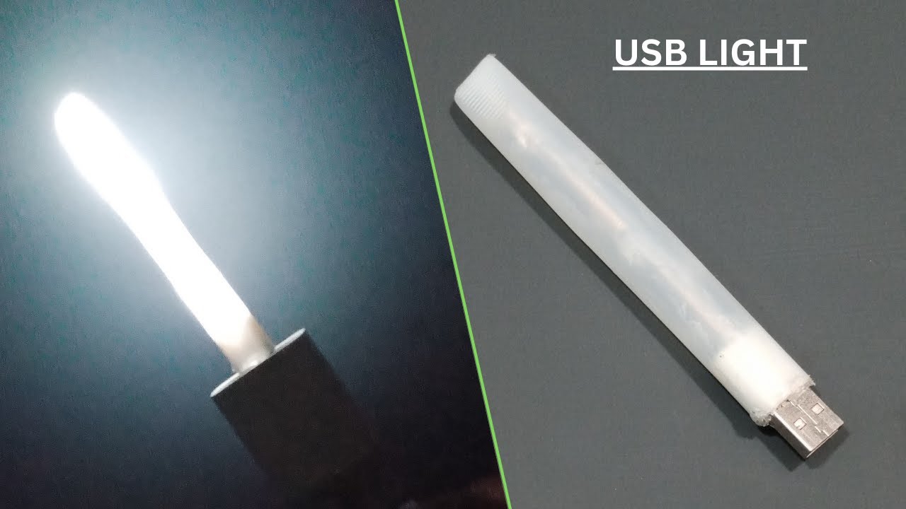 Homemade Making USB Tubelight | Led Usb Light - YouTube