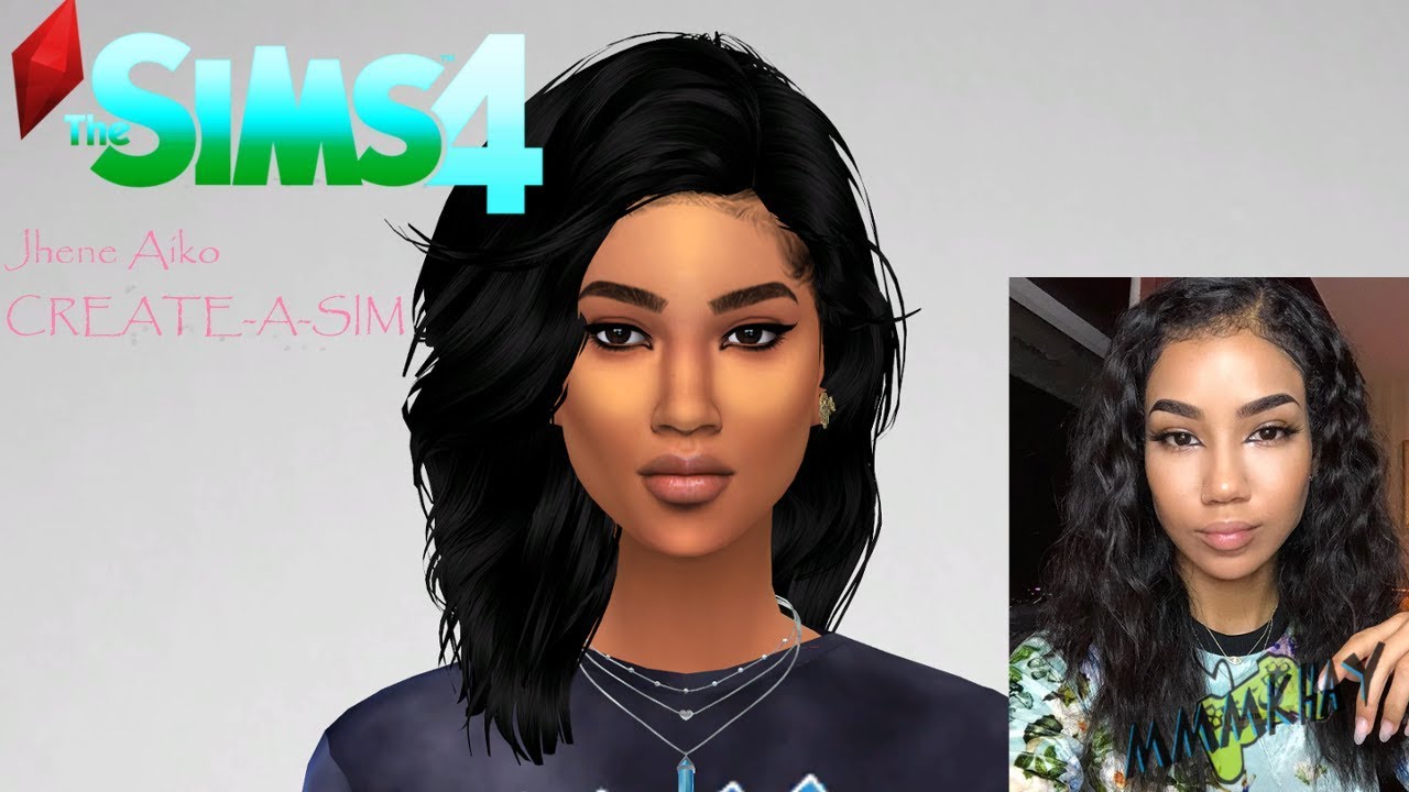 THE SIMS 4: CREATE-A-SIM | HEYYY JHENE AIKO - YouTube