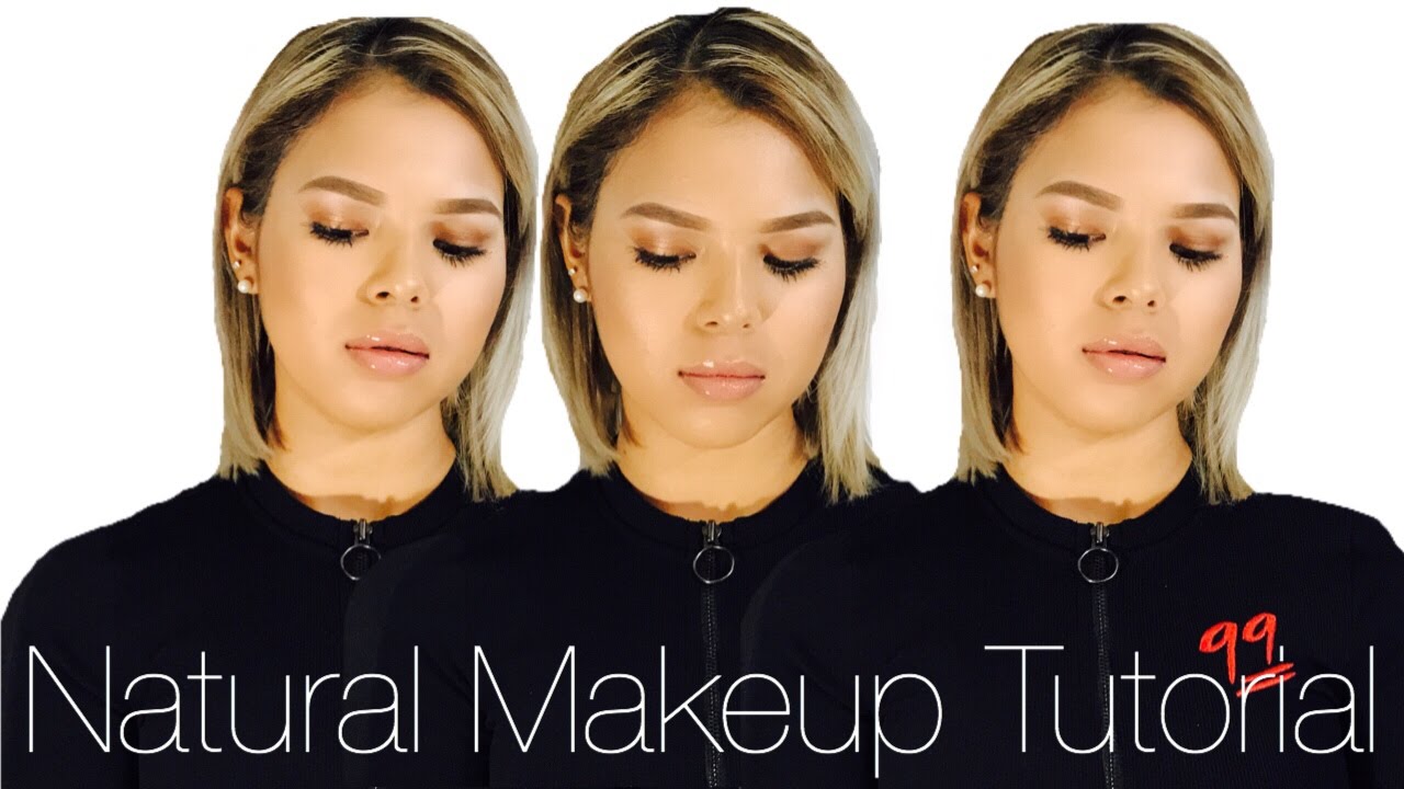 Natural Makeup Tutorial/ Maquillaje Natural Tutorial - YouTube