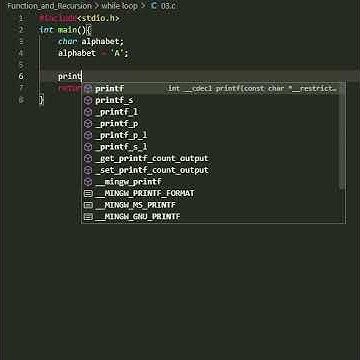 #shorts #whileloopinc #rookieprogrammer C program to print all uppercase alphabets using while ...