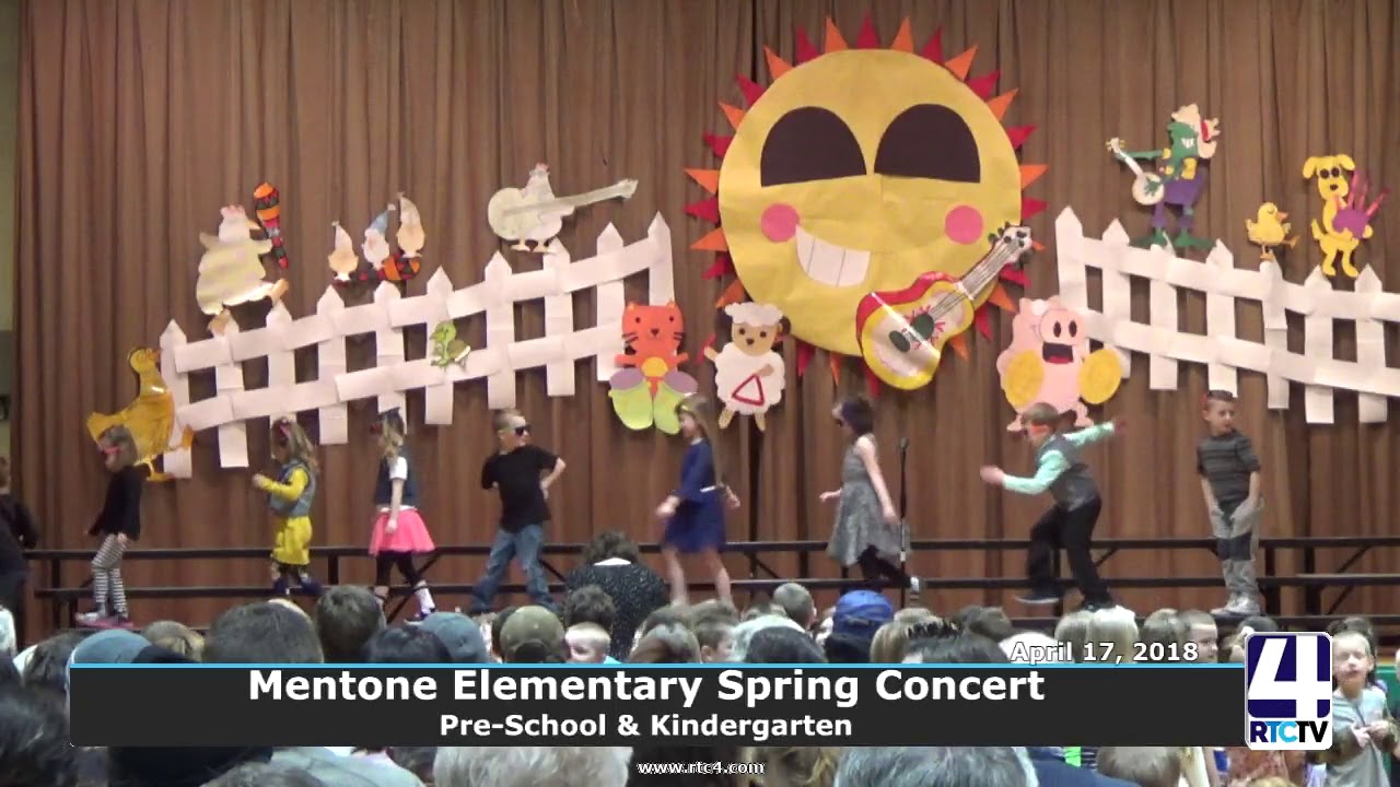 SP Mentone Elementary Spring Concert Pre and Kinder 4 17 18 - YouTube