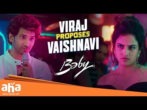 Viraj Proposes Vaishnavi💗 | Baby Movie Best Scenes | Anand Deverakonda | Vaishnavi Chaitanya | Aha