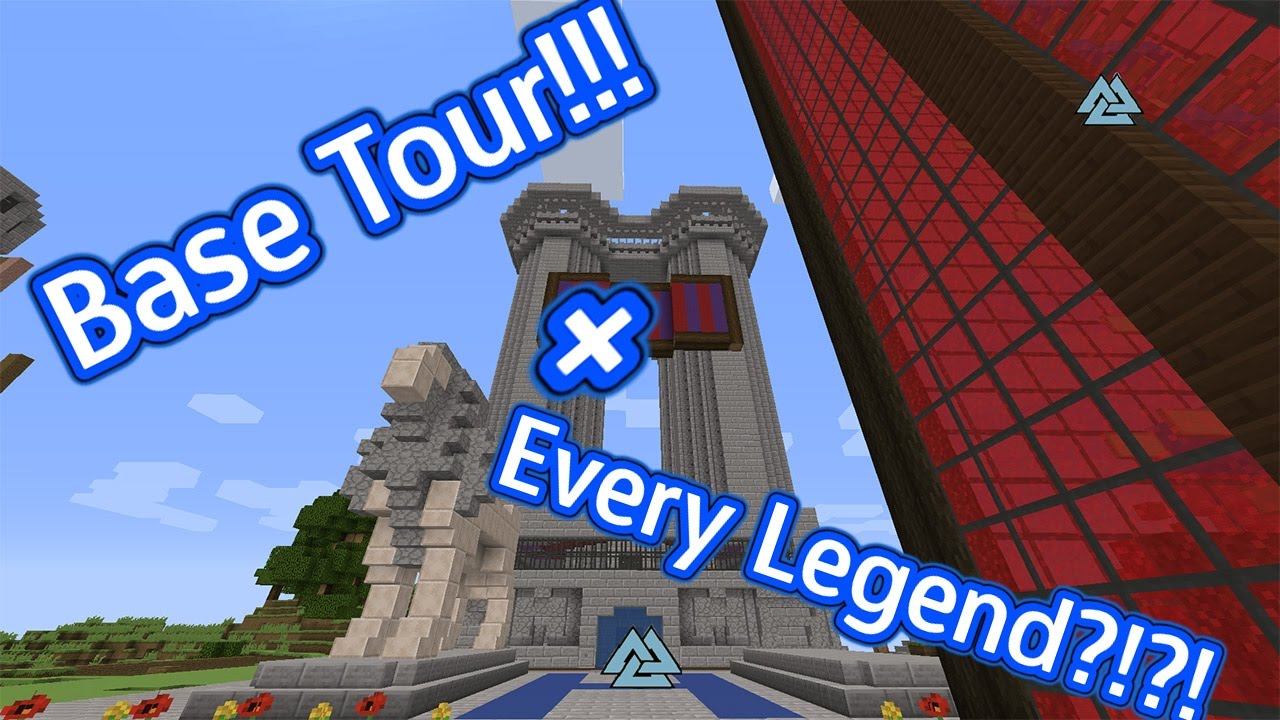 Mineplex Clans S2 EP3 - Clans-4 Base TOUR + LEGENDS REVIEW! Every ...