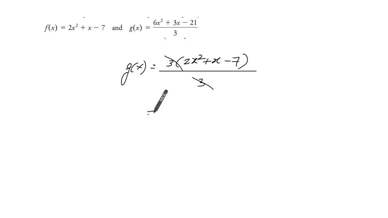 Simplifying Rational Functions example - YouTube