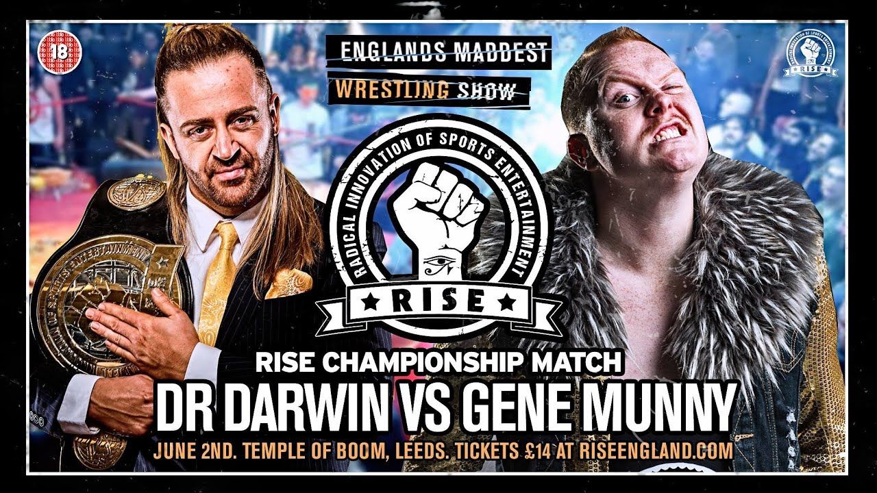 Leonardo Darwin(Patrick Suttie) Vs Gene Munny, RISE, June 2018 - YouTube