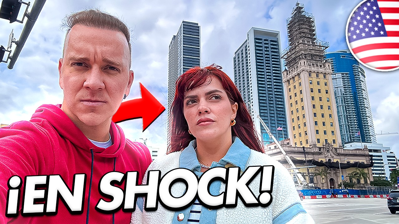 ESCAPÓ DE CUBA y reacciona a MIAMI POR PRIMERA VEZ ft. @yoliene - YouTube