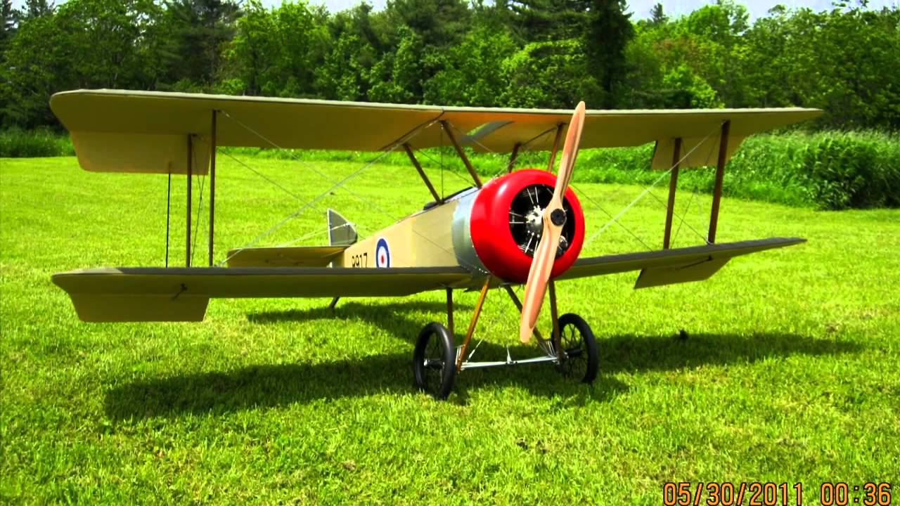 1/3 Scale JW Sopwith Pup Moki 150 - YouTube