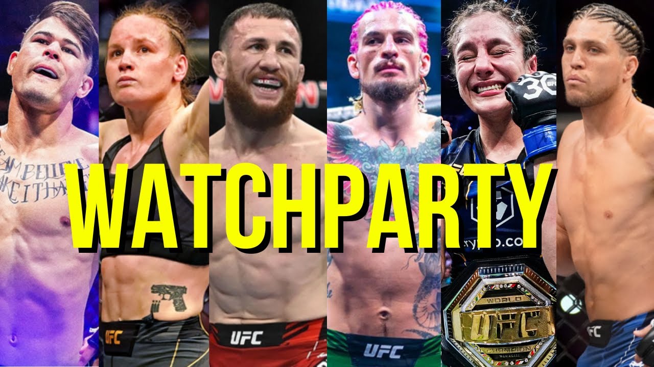 UFC 306 Watchparty HUGE NIGHT + BIG FIGHT NEWS - YouTube