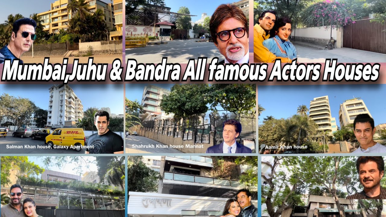 Mumbai Juhu & Bandra All famous Actors Houses - YouTube