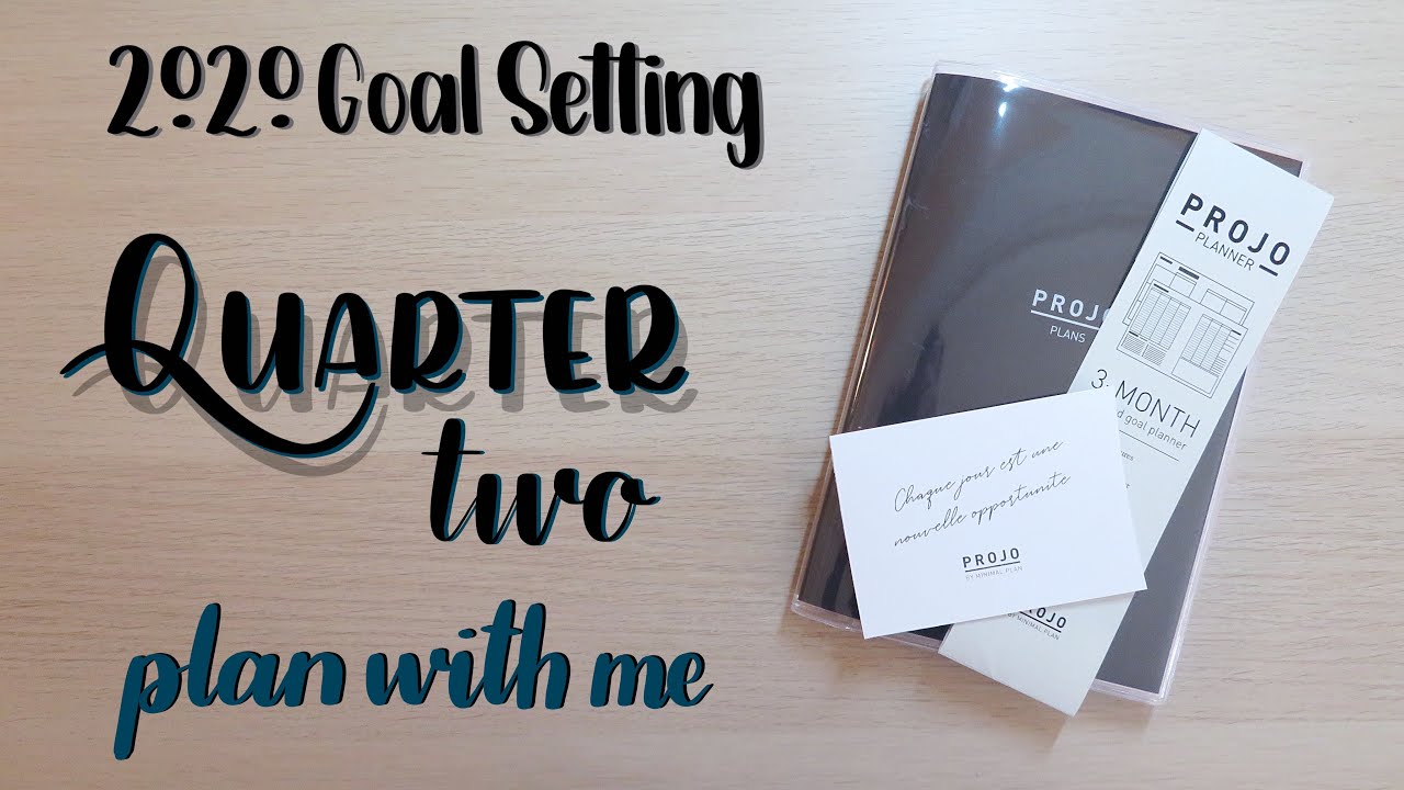 Goal Setting | Plan With Me | Quarter 2 | 2020 - YouTube