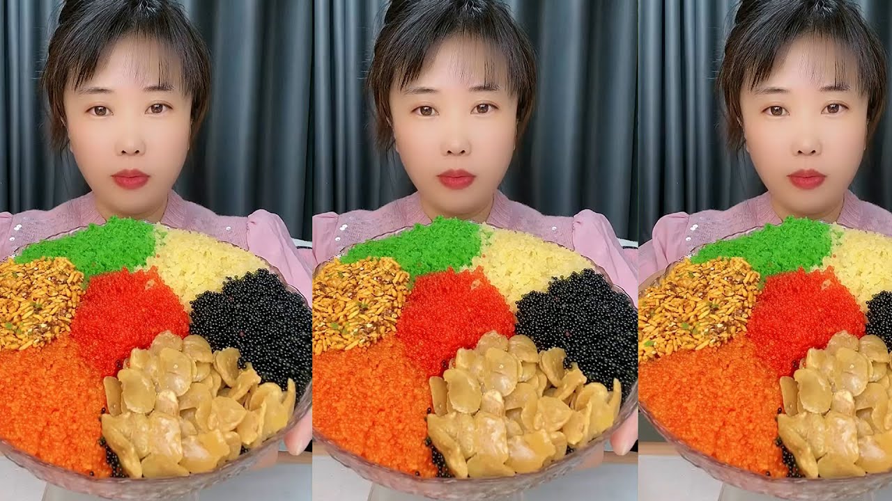 ASMR TOBIKO EGGS | FLYING FISH ROE | EXTREME EATING SOUNDS - YouTube