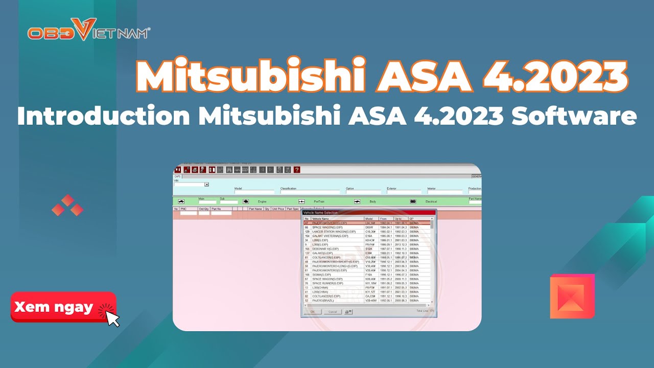 Introducing Mitsubishi ASA 4 2023 software | OBDService - YouTube