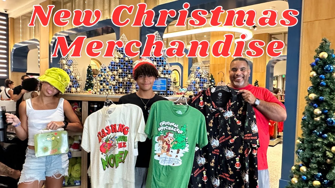 Universal Studios Christmas Merchandise 2024 & Other Updates - YouTube