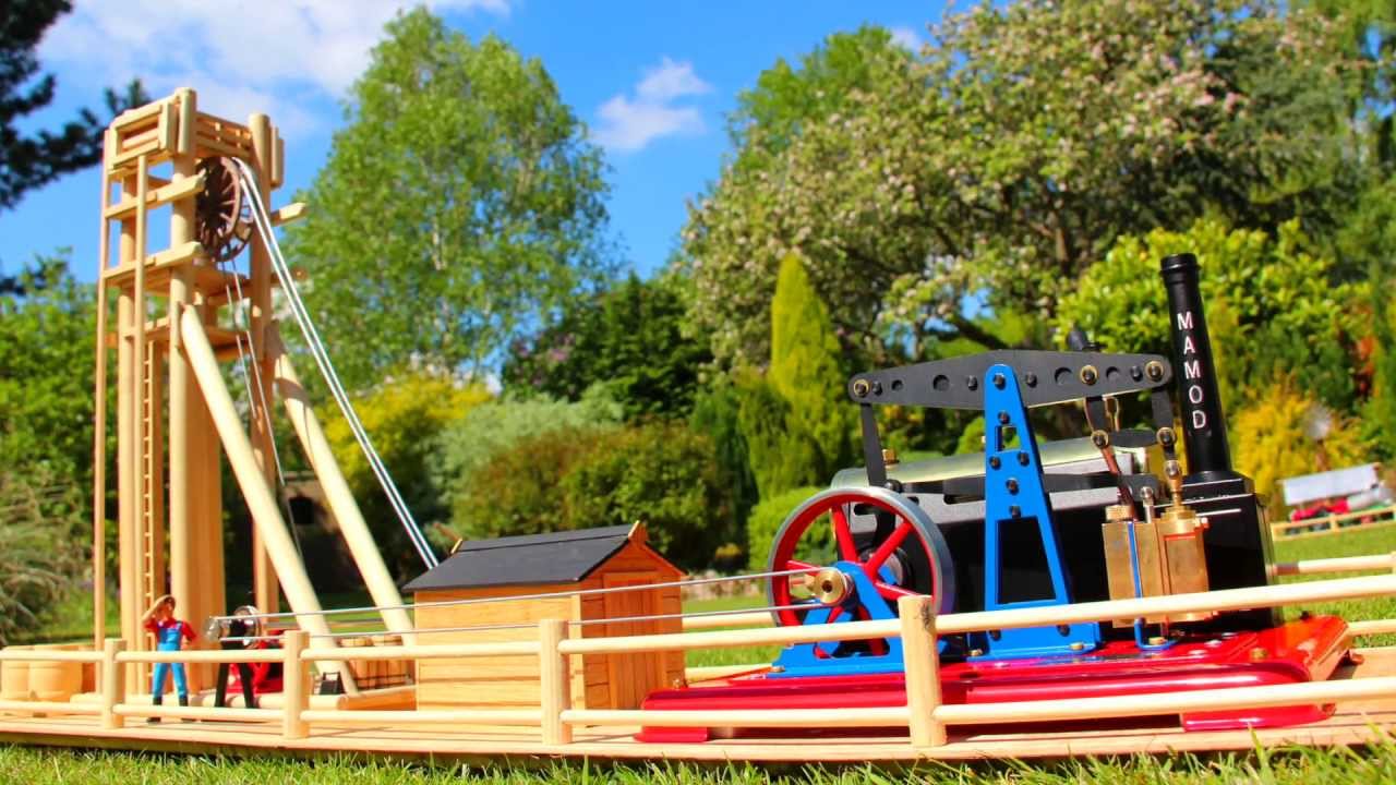 Mamod James Watt Stationary Beam Steam Engine SP8 - YouTube