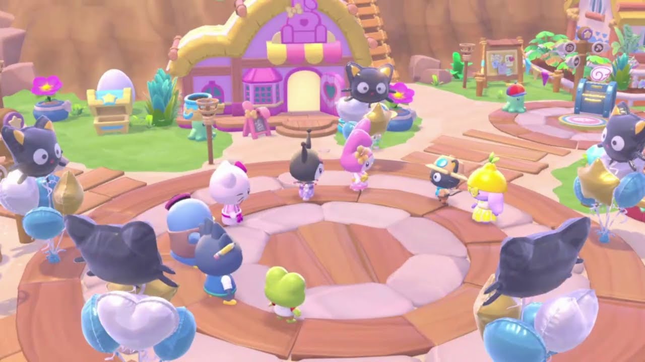 Hello Kitty Island Adventure Chococat B-Day and Cinnamoroll Cafe - YouTube
