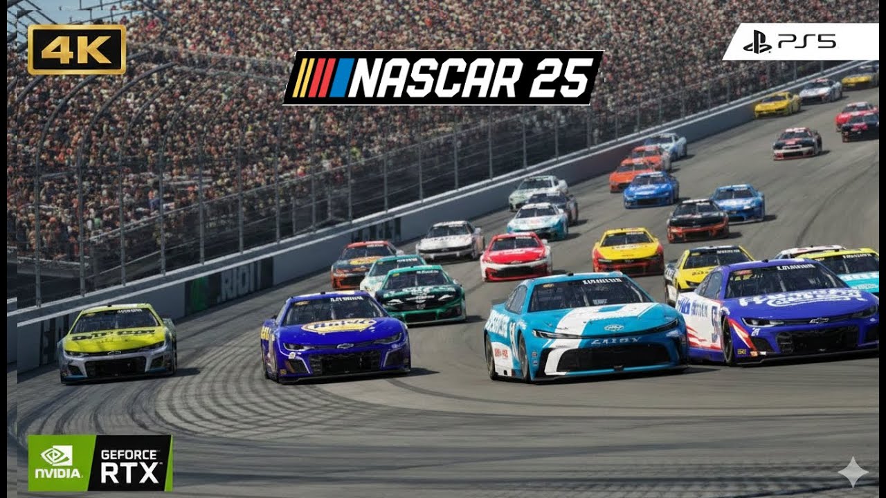 NASCAR 25 - Las Vegas Motor Speedway - Ultra Realistic Graphics - 4K ...