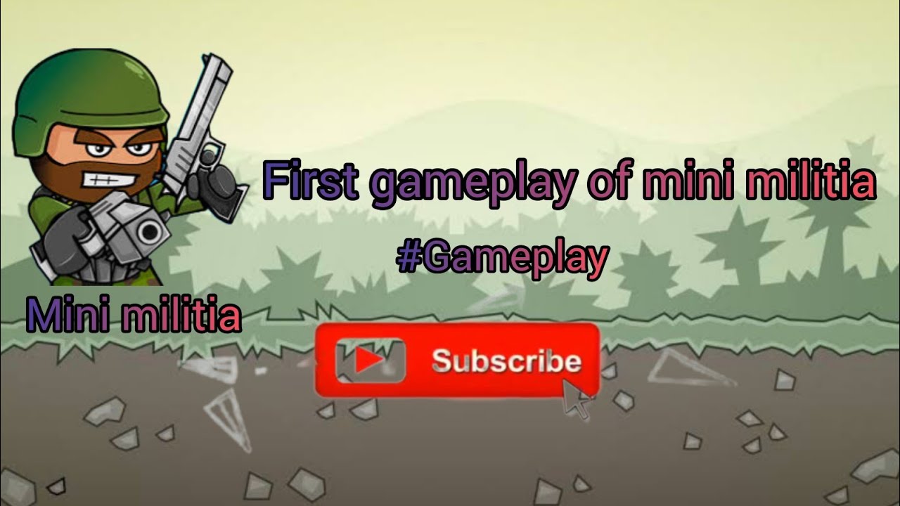 first gameplay of mini military - YouTube