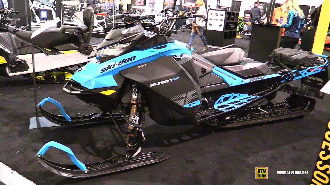 2019 Ski Doo Summit SP 165 850 Sled - Walkaround - debut at 2018 ...