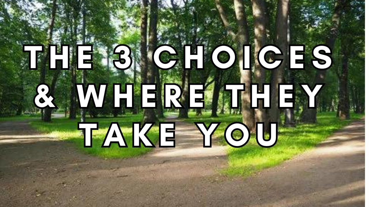 The 3 choices that dictate your life outcome. - YouTube