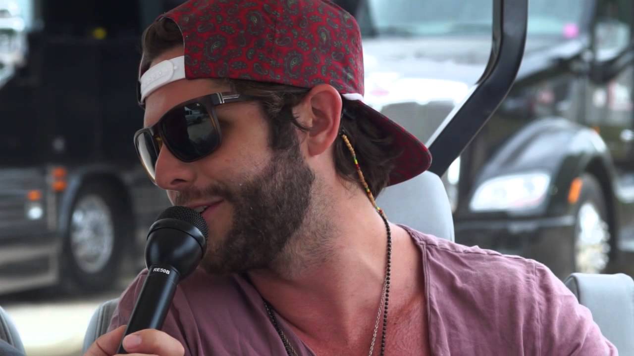 Thomas Rhett Interview at 2014 Kicker Country Stampede - YouTube