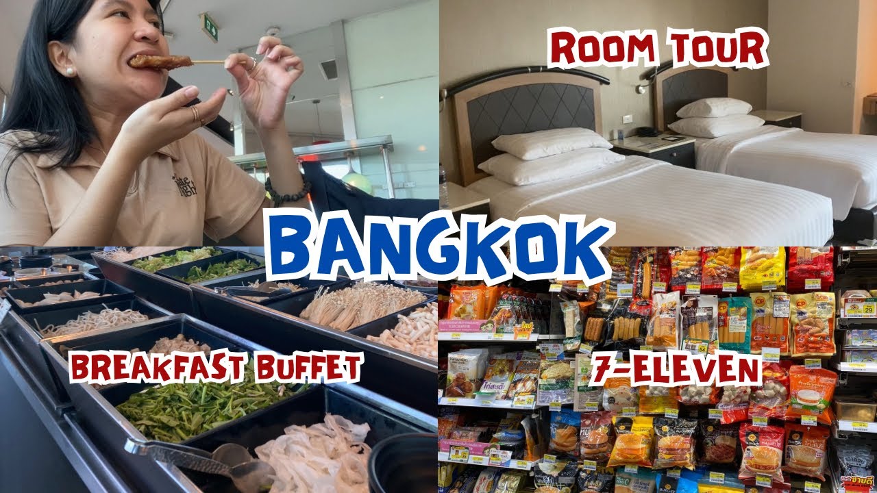 BAIYOKE SKY ROOM TOUR & BREAKFAST BUFFET IN BANGKOK | ItsVhida - YouTube