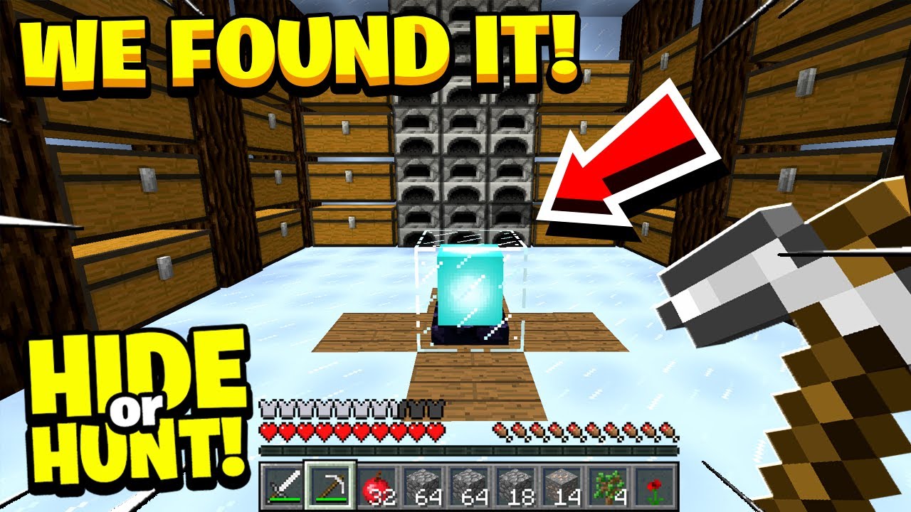 WE FOUND THE ENEMIES' SECRET MINECRAFT BASE! | Hide Or Hunt [3] - YouTube