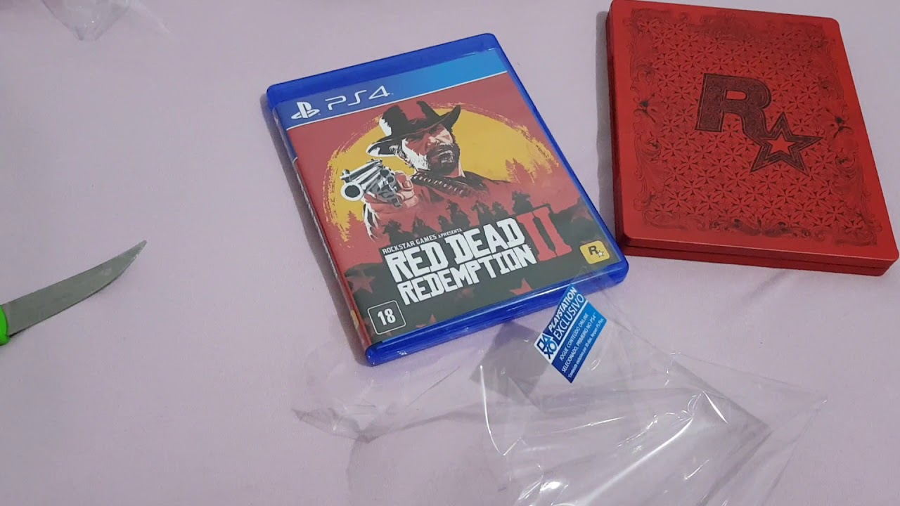 Red Dead Redemption 2 - Unboxing Steelbook Edition - YouTube