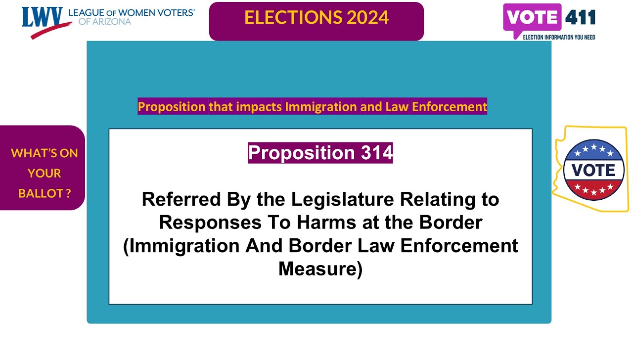 2024 Whats on Your ballot: Proposition 314 - YouTube