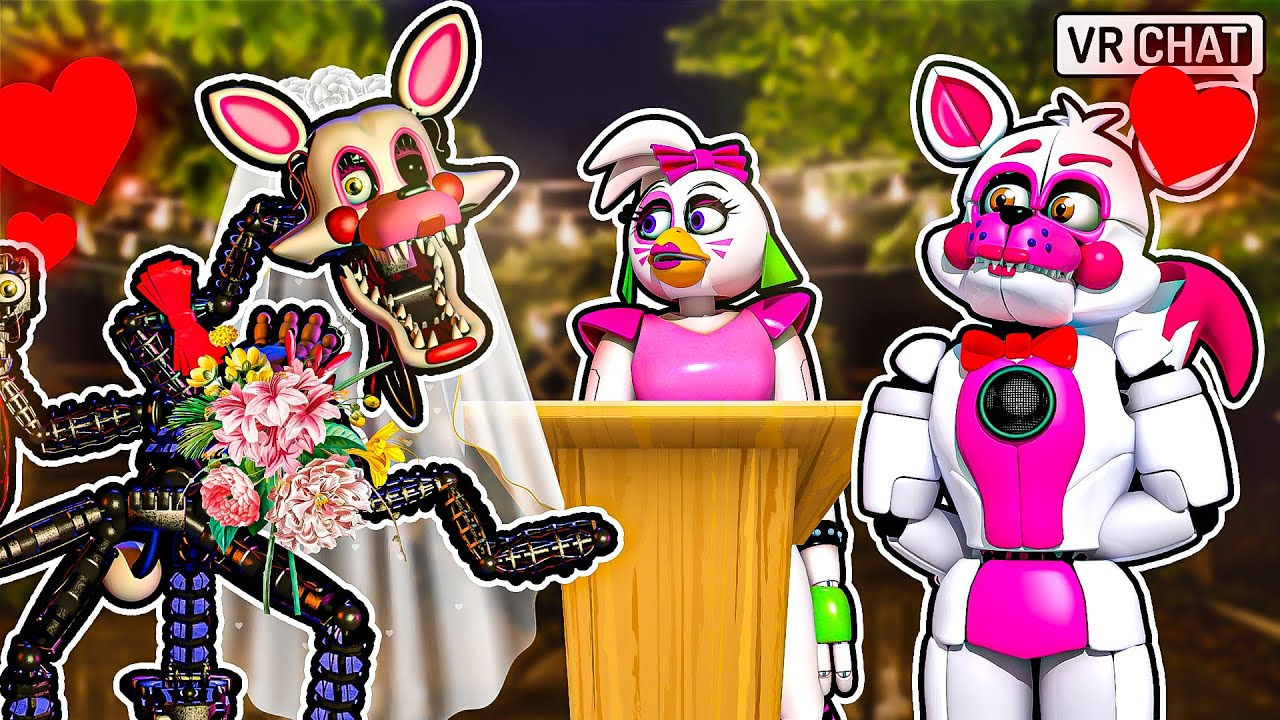 What If Funtime Foxy MARRIED Mangle in VRCHAT - YouTube
