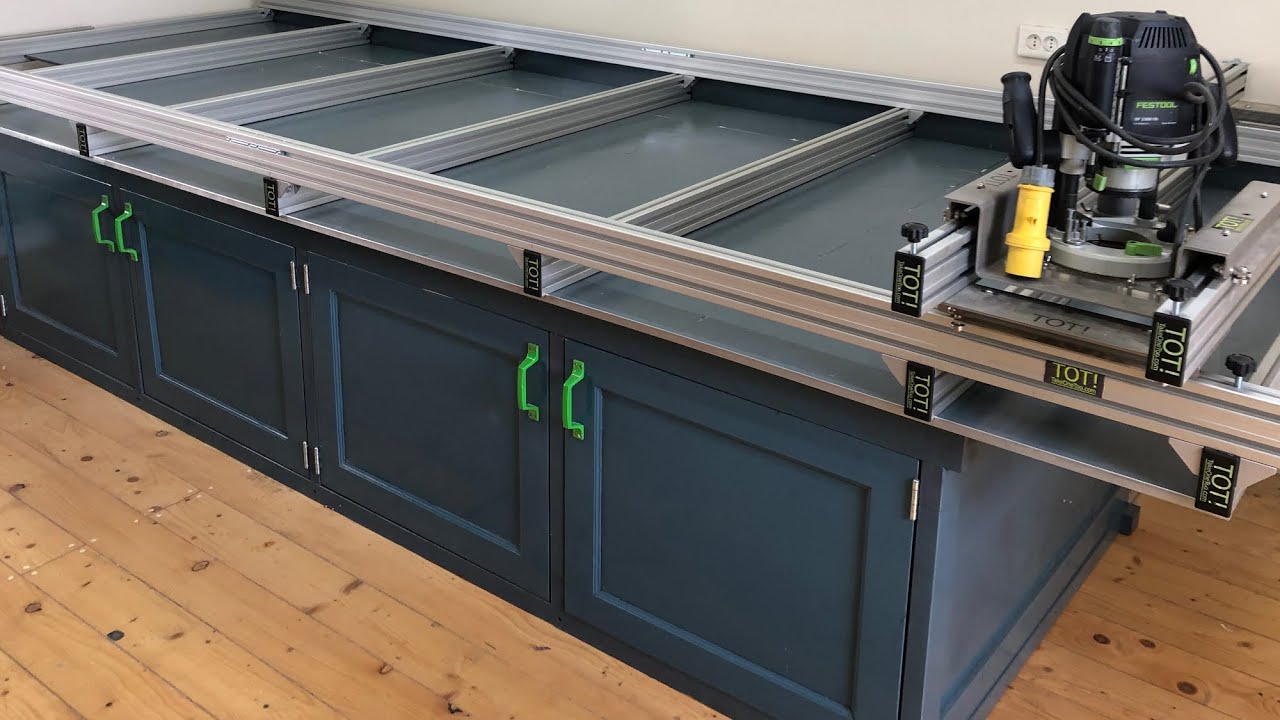 We MAKE the LARGEST TABLE with storage space. Woodworking. - YouTube