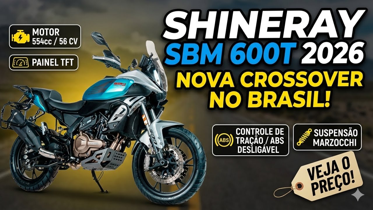 Shineray SBM 600T 2026: preço, motor e ficha técnica da nova crossover ...