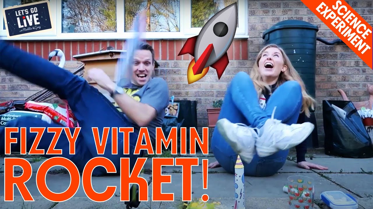 How to launch a rocket with a fizzy vitamin tablet! | Science Activity ...