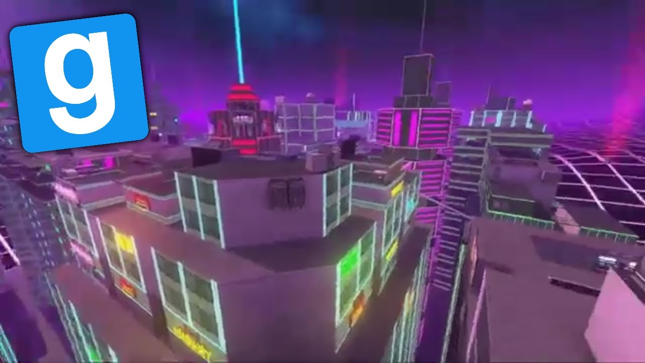Garry's Mod Map Review: Neon City (Ultimate Survivor Live!) - YouTube