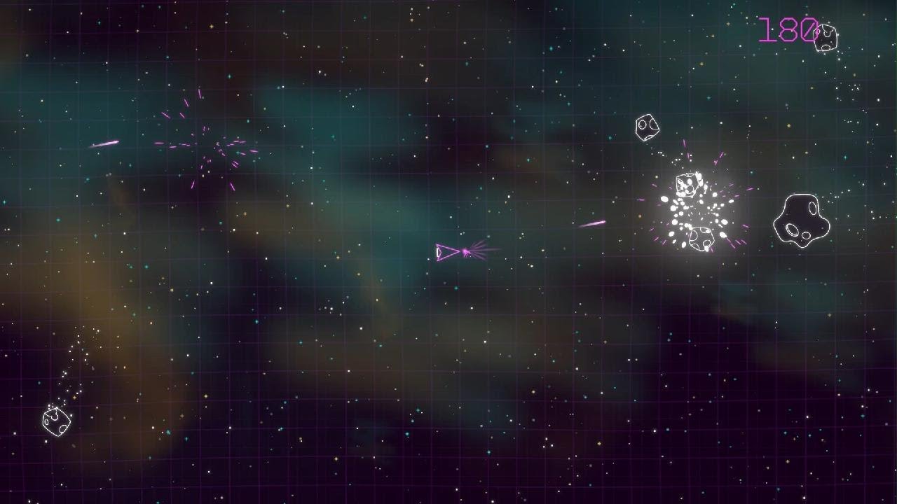 Asteroids: Recharged gameplay - YouTube